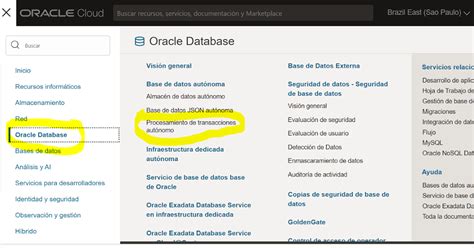 Dba Oracle Como Crear Una Base De Datos Autónoma Para Procesamiento