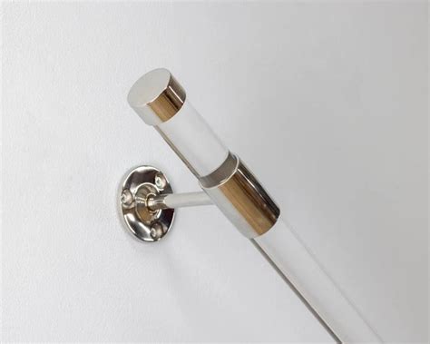 Lucite Handrail With Modern Look Hand Rail Acrylic Custom Made In The Uk With Cap Etsy