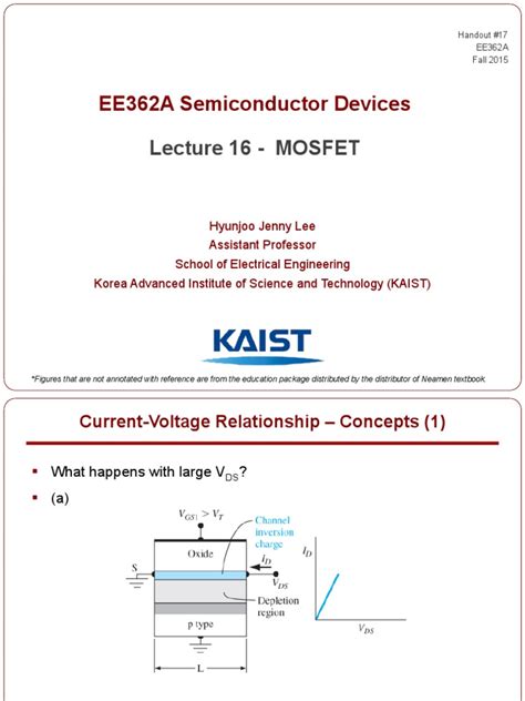 Ho17 Lecture16 Mosfet V3 Pdf Cmos Field Effect Transistor