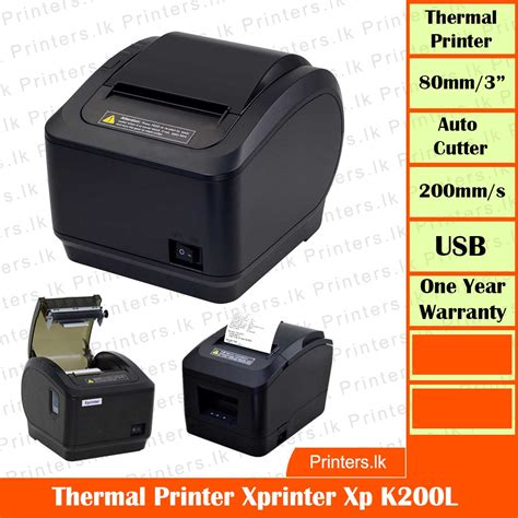 80mm Xprinter Xp K200l Auto Cutter 80mm Auto Cutter Usb Lan