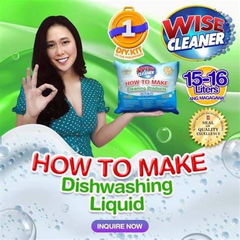 Diy Diswashing Liquid Kitwise Cleaner Shopee Philippines