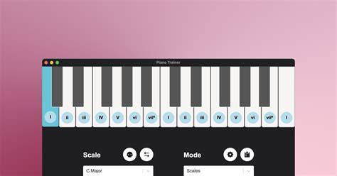 Piano Trainer Made With Tauri