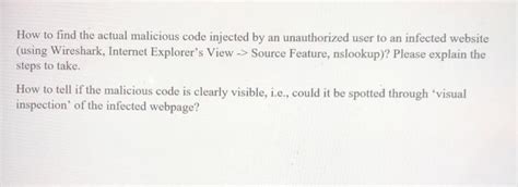 solved how to find the actual malicious code injected by an