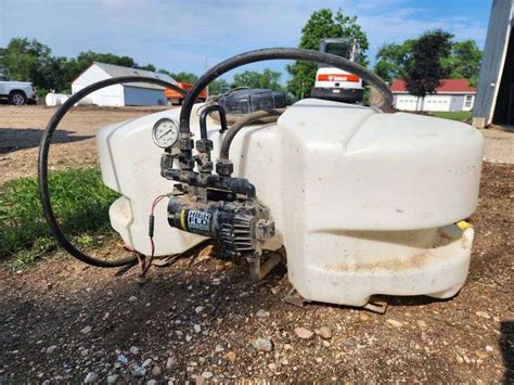 25 Gallon Atv Sprayer High Flo Gold Series Pump Boomless Sprayer With
