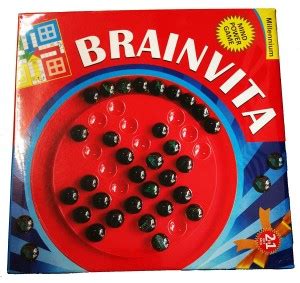 WHITE POPCORN Brainvita Ludo 2 In 1 Game Board Game Accessories