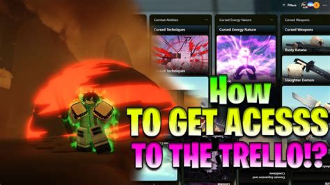 How To Get Access To The Jujutsu Infinite Trello Youtube