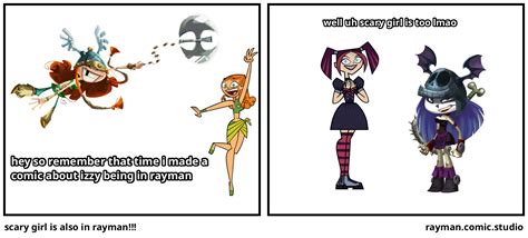 Scary Girl Is Also In Rayman Comic Studio