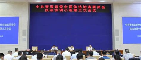 省委全面依法治省委员会执法协调小组第三次会议李宏亚建设青海