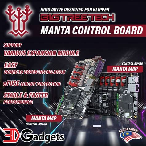 Bigtreetech Manta M4p M8p Mainboard 32bit Direct Connect For Cb1