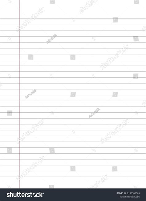 Blank Printable Note Book Paper Graph Stock Illustration Shutterstock