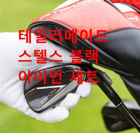 2023 신형 골프채 테일러메이드 스텔스 블랙 아이언 세트 한정판 할인 구매 후기 네이버 블로그
