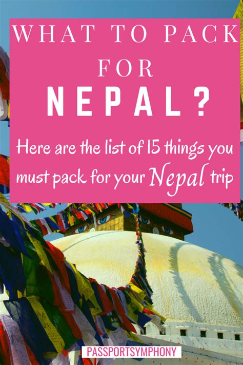 Nepal Packing List Important Things You Need To Bring