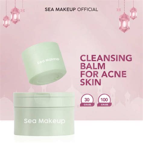 Sea Makeup Cleansing Balm Pembersih Make Up Remover Kulit Berjerawat
