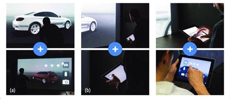 Implemented Interaction Techniques For Visual Inspection Top Row