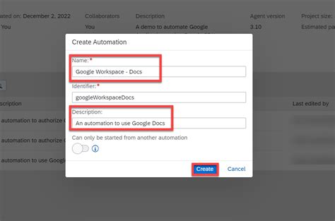 Use Google Workspace To Create Google Docs SAP Tutorials