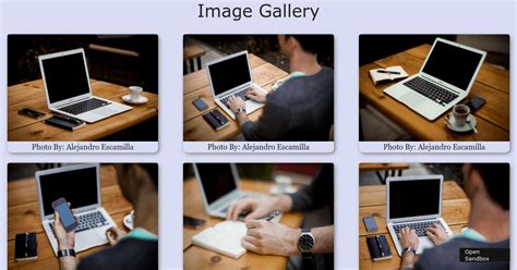 Image Gallery Codesandbox