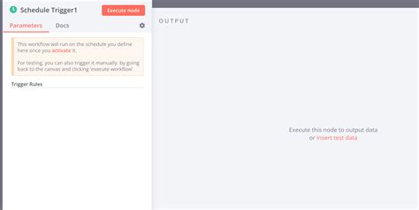 schedule trigger has no properties questions n8n community