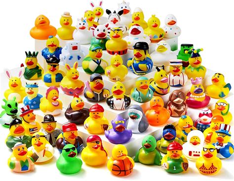 Joyin 15 Pcs Rubber Ducks Random Assortment Mini Rubber Duckie Toys