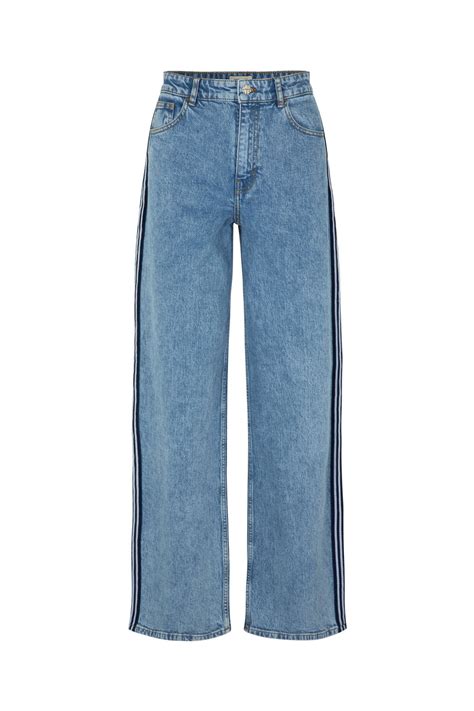 Nini Wide Leg Jeans Medio Blue Denim