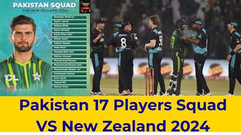 Pak Vs New Zealand Series 2024 Schedule Pakistan Tour To New Zealand