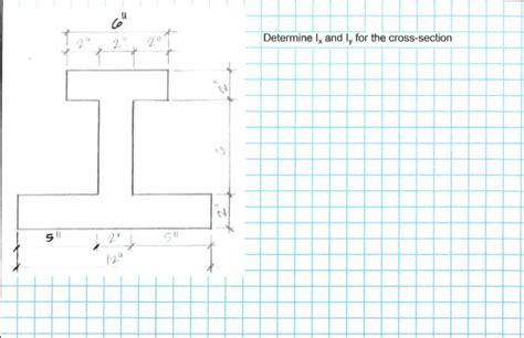 Solved Determine Ix And Ly For The Cross Section Chegg Com