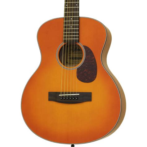 Aria 100 Series Lil Aria Short Scale Acoustic Guitar In Matte Orange