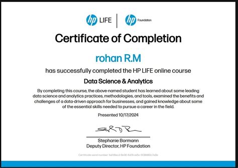 Rohan Rm On Linkedin Datascience Machinelearning Dataanalysis Hp