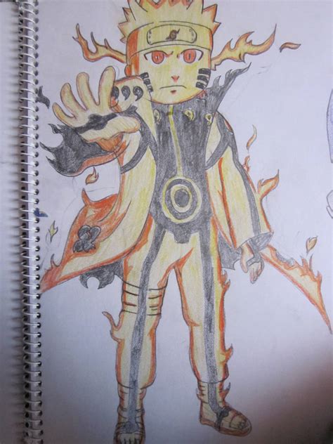 Naruto Uzumaki Kurama Chakra Mode Chibi By Ridwanxridwan On Deviantart