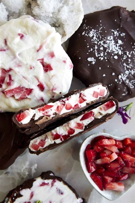 Chocolate Strawberry Yogurt Clusters Food Dolls