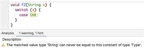 Type Literals In Switch Cases Are Confusing · Issue 2911 · Dart Lang