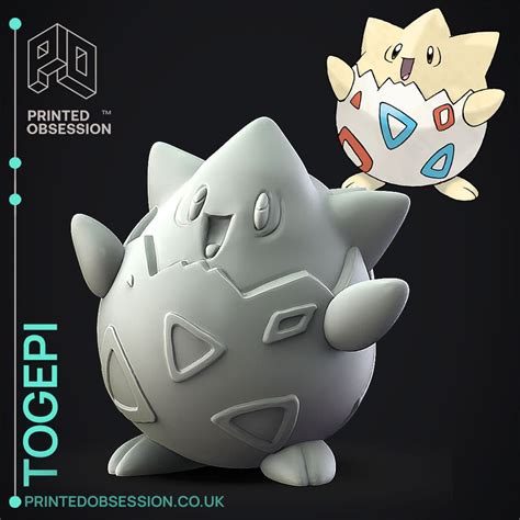 Togepi Pokemon Fan Art 3d Model By Printedobsession On Thangs