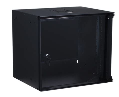 Шкаф телекоммуникационный 19 дюймов 6U 520x355х400мм дверь стекло, цвет ...