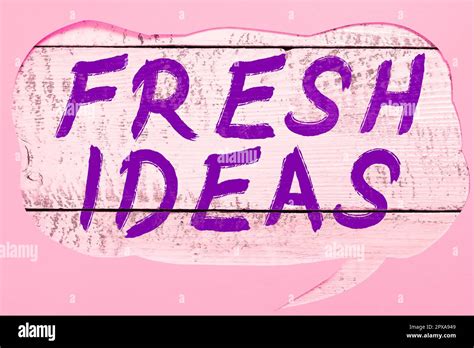 Writing Displaying Text Fresh Ideas Word Written On Thought Or Suggestion As To Possible Course