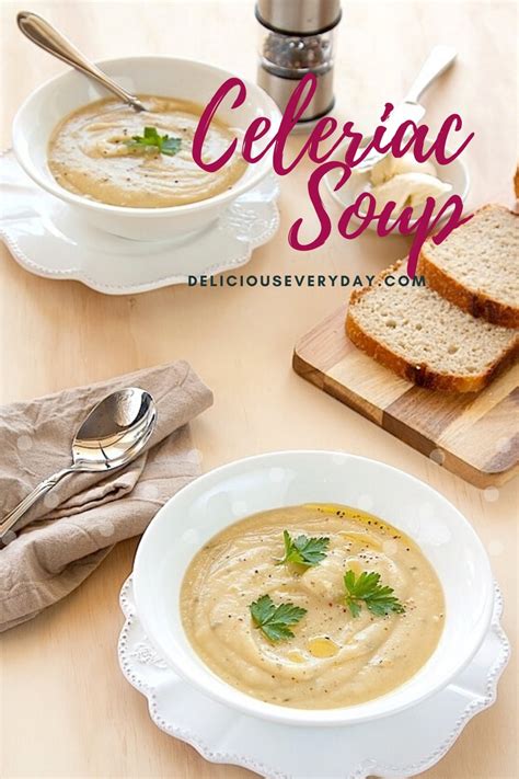 Celeriac Soup Oh My Veggies