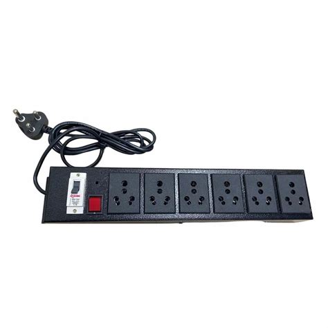 16a Pdu 6 Socket 5 15 Amp Polycarbonate At ₹ 1000piece In Ahmedabad