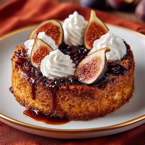 Caramelized Fig Upside Down Cake Buttery Perfection