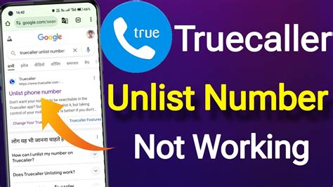 Truecaller Unlist Number Not Working Unlist Truecaller Number