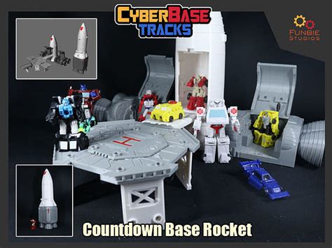 Cyberbase Tracks Transformers Countdown Base Rocket 3d Model 3d