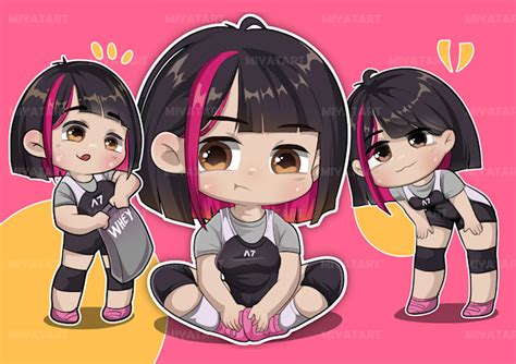 Draw Cute Chibi Character By Miyatart Fiverr