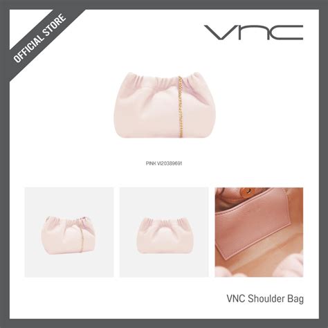 Vnc กระเป๋า Shoulder Bag สี Pink Shopee Thailand