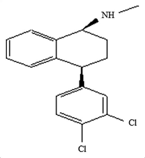 Chemical Structure Of Sertraline Srt Download Scientific Diagram