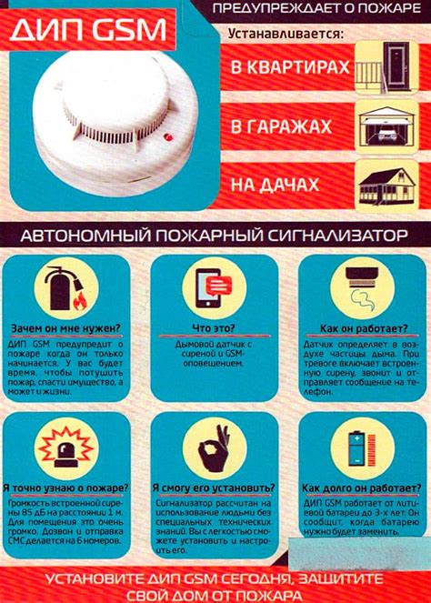 Пожарные извещатели с GSM: виды, требования, плюсы и минусы