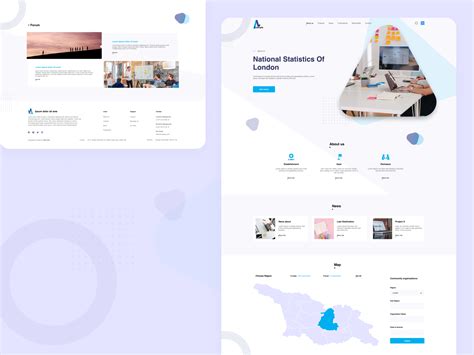 Business Statistics Web Design By Nika Key On Dribbble