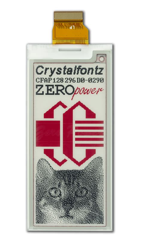 Inch Color Epaper Module From Crystalfontz