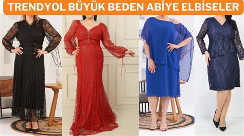 Şıklığın Adresi Trendyol Büyük Beden Abiye Elbiseler Youtube