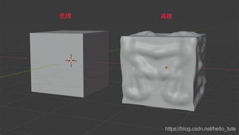 Blender材质贴图：用simplebake插件一键烘焙高模法线贴图烘焙测试simple Bake Csdn博客