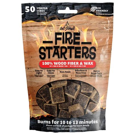 Get Stoked 100 Wood Fiber And Wax Fire Starters Sportsmans Warehouse