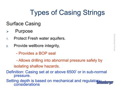 Basic Casing Design And Casing Point Selectionppt