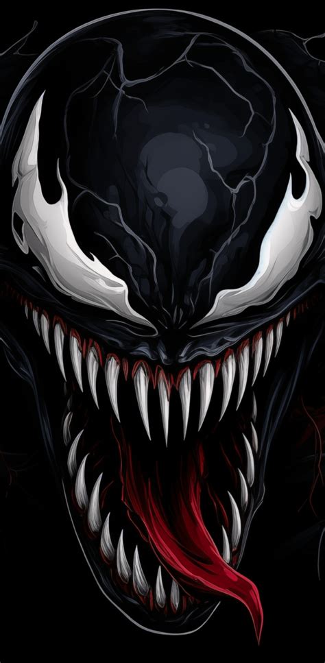 1176x2400 Resolution Venom Marvel Comic 4k Art 1176x2400 Resolution Wallpaper Wallpapers Den